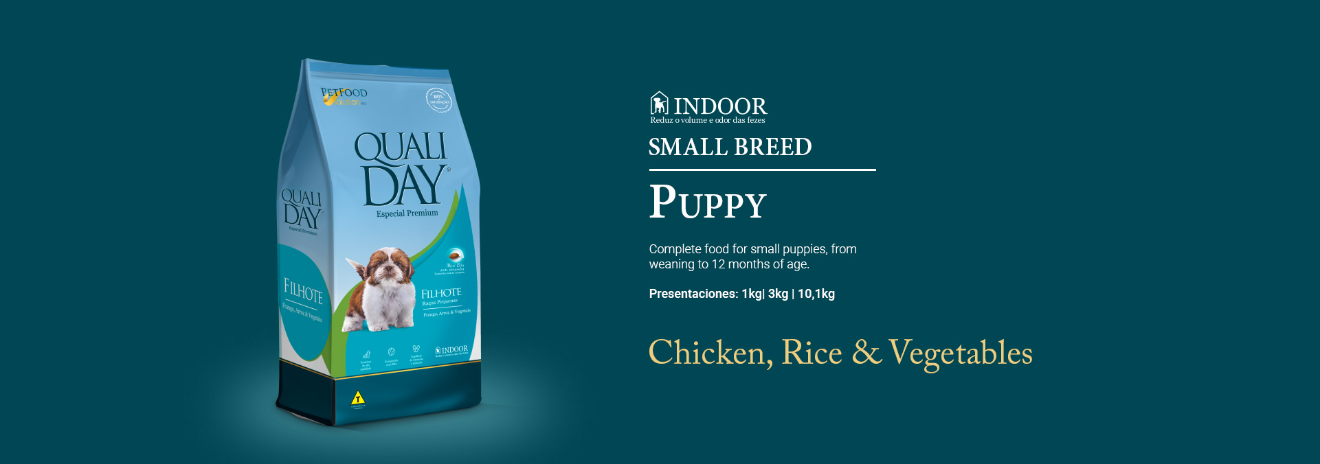 Qualiday Dogs - Puppy Small Breeds | Pet Food Solution